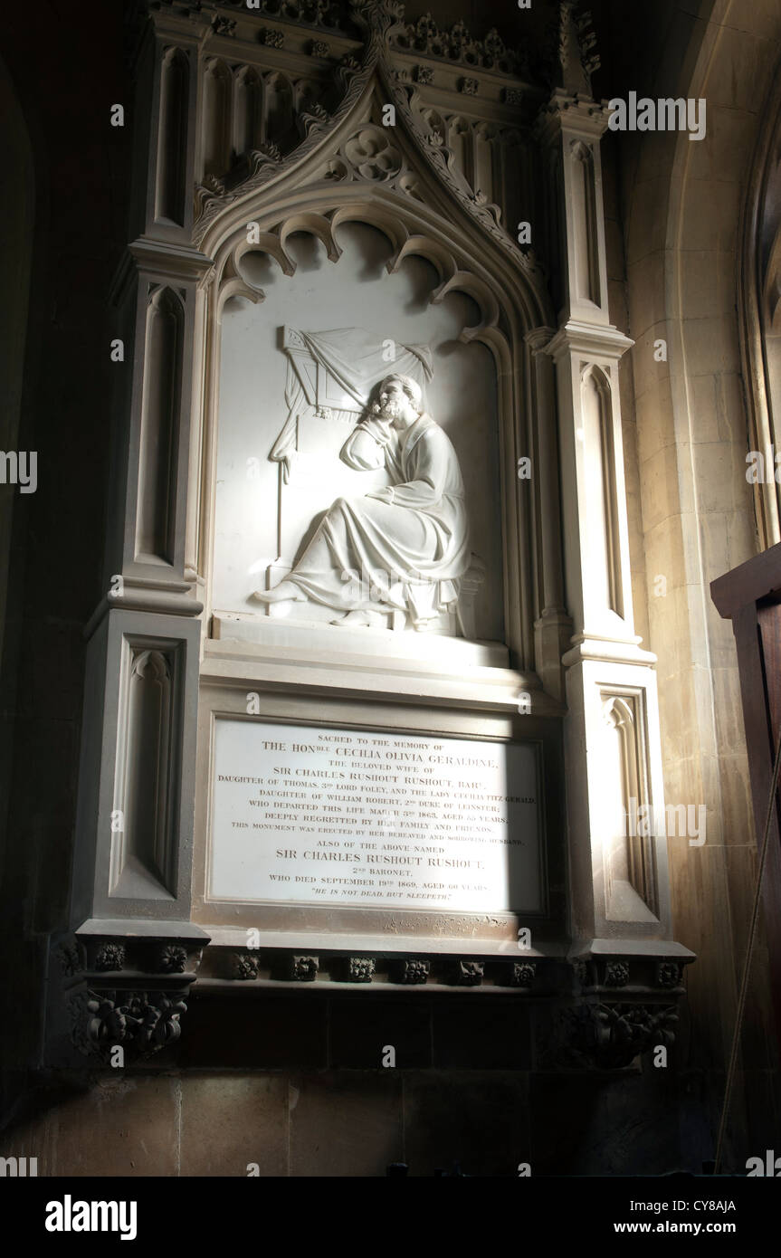 Rushout family memorial, St. James Church, Longborough, Gloucestershire ...