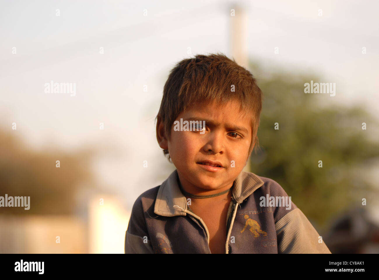 Portraits of Indian Kid Stock Photo - Alamy