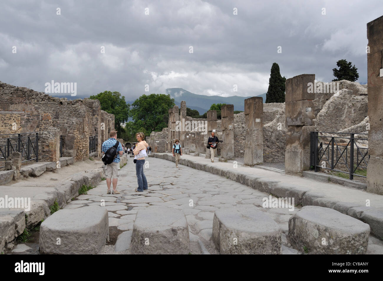 The ruins of Pompeii, Campania, Italy Stock Photo - Alamy