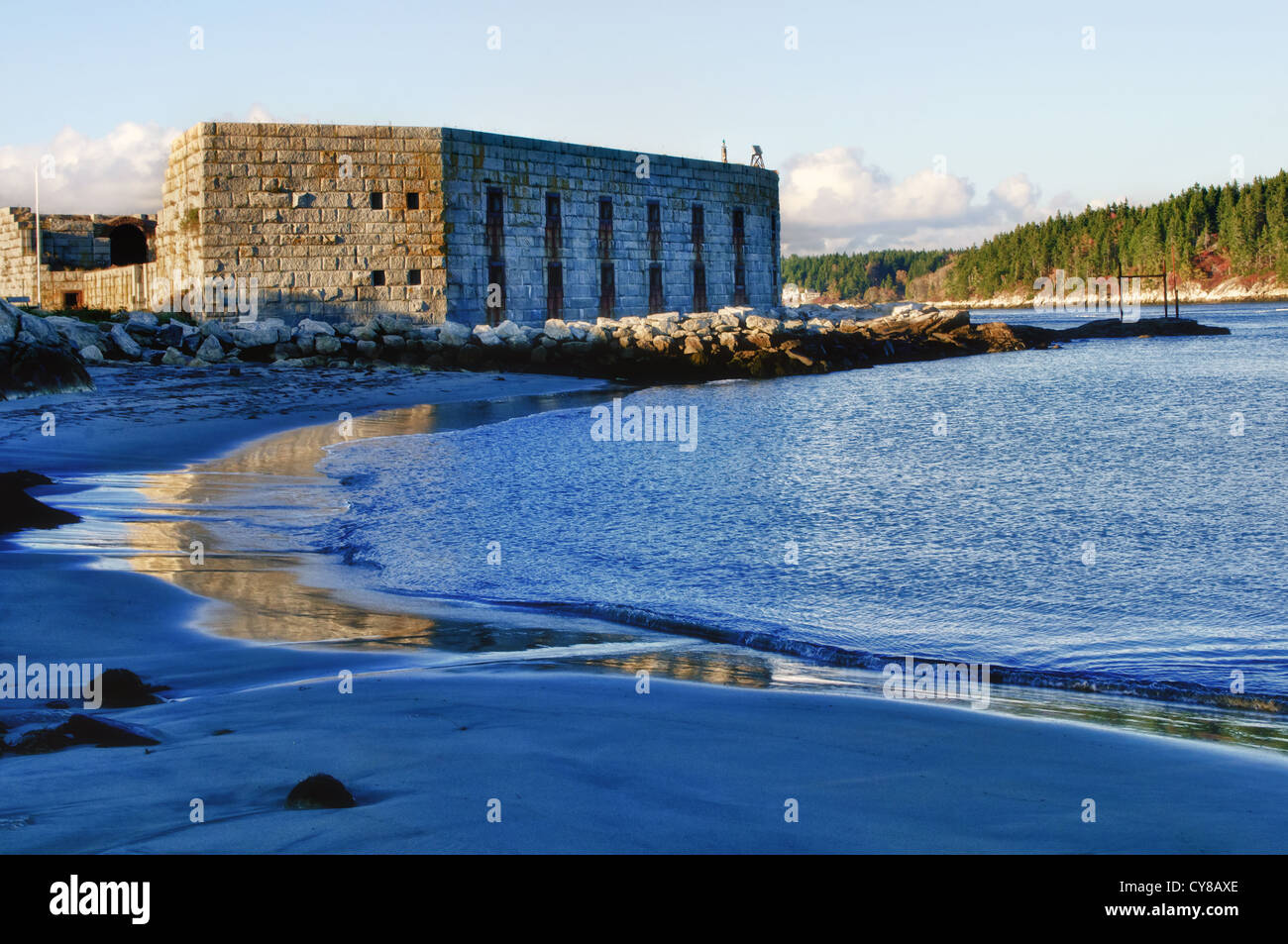 Fort Popham in coastal New England Stock Photo - Alamy