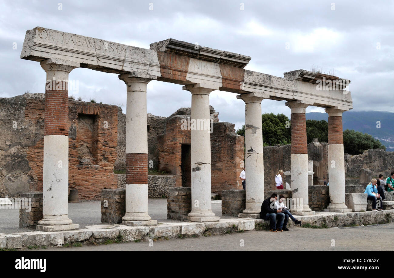 The ruins of Pompeii, Campania, Italy Stock Photo - Alamy