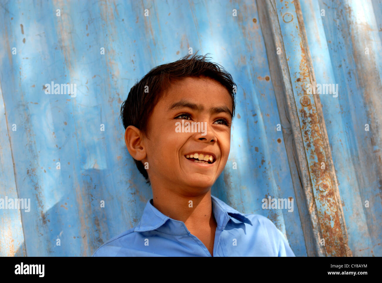 Portrait of Indian rural boy Stock Photo - Alamy