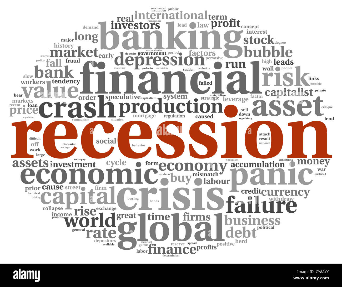 Global crisis concept in info-text graphics on white background Stock ...