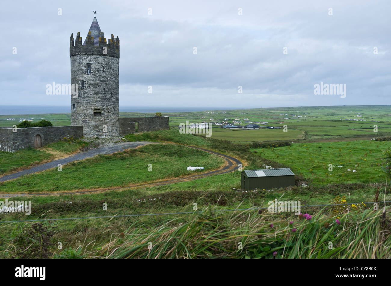 Doonagore castle in Doolin, County Clare, Ireland Stock Photo - Alamy