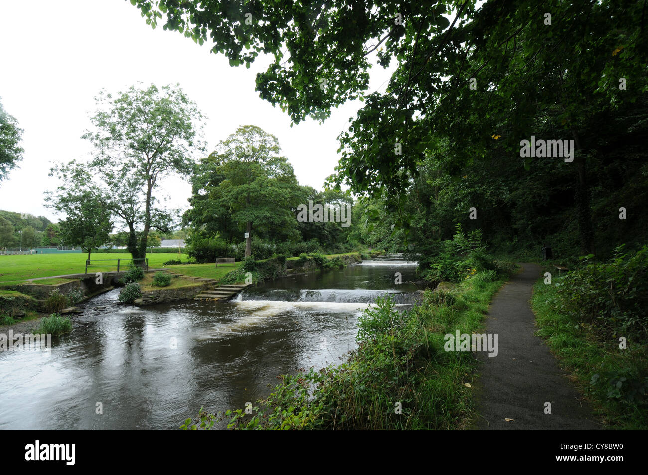River Aeron, Aberaeron, Ceredigion, Wales, UK Stock Photo - Alamy