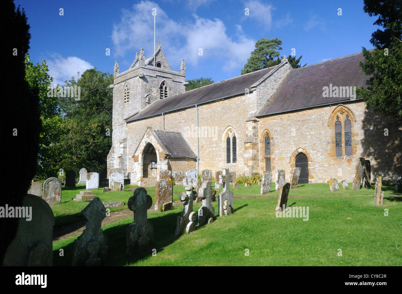 The Church of St. John the Baptist, in Thorpe Mandeville ...