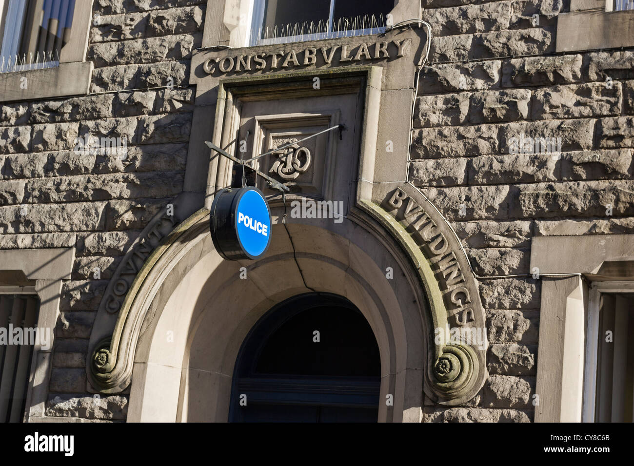 Old Police Station Sign High Resolution Stock Photography and Images ...