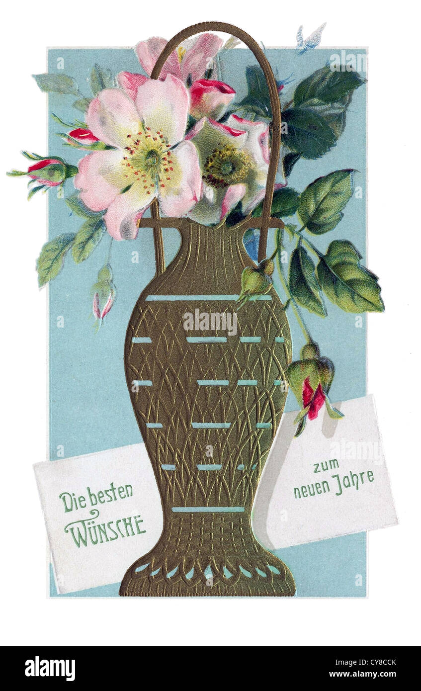 Greeting cards flower rose Cut Out Stock Images & Pictures - Alamy