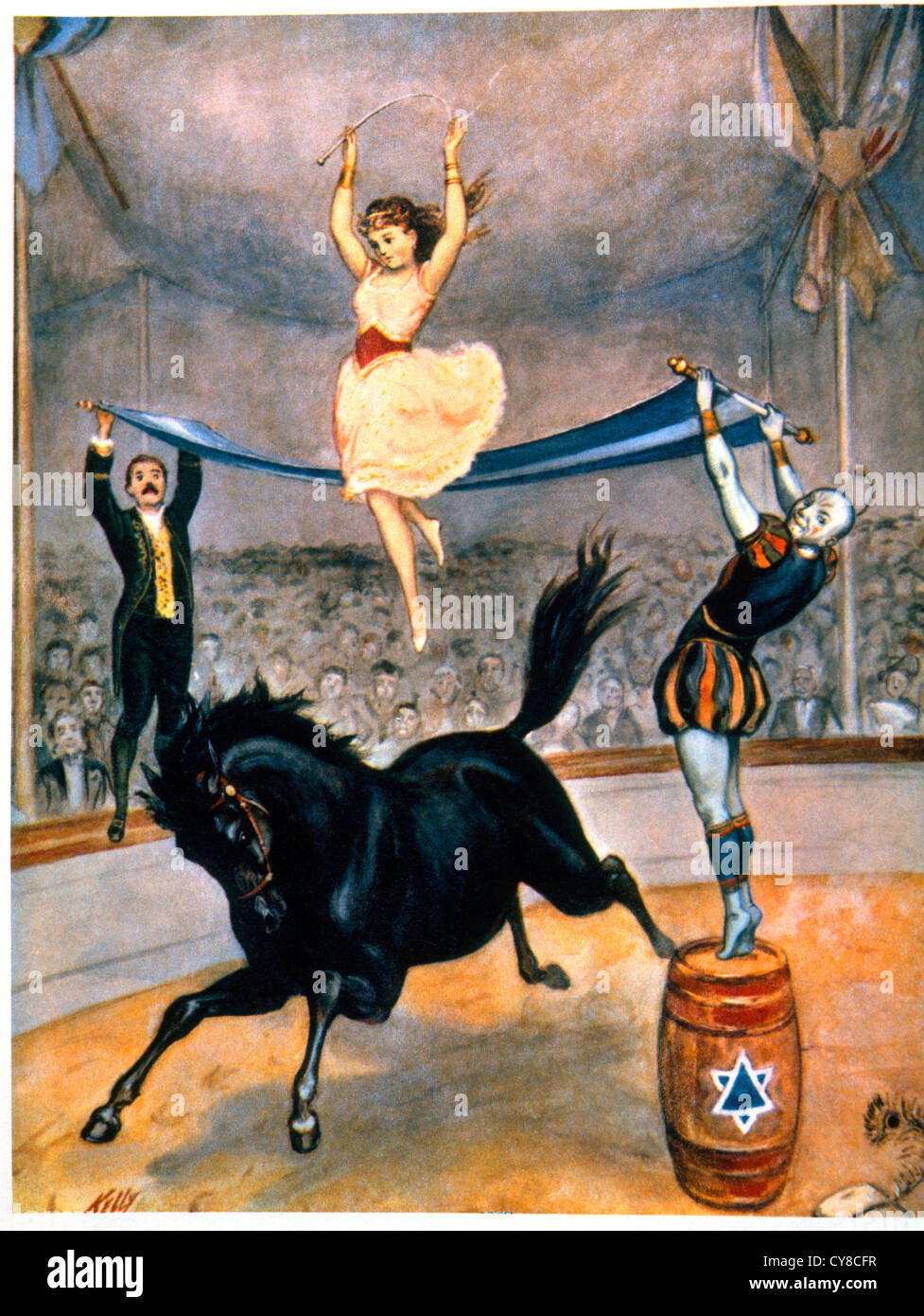 Vintage circus performer hi-res stock photography and images - Alamy