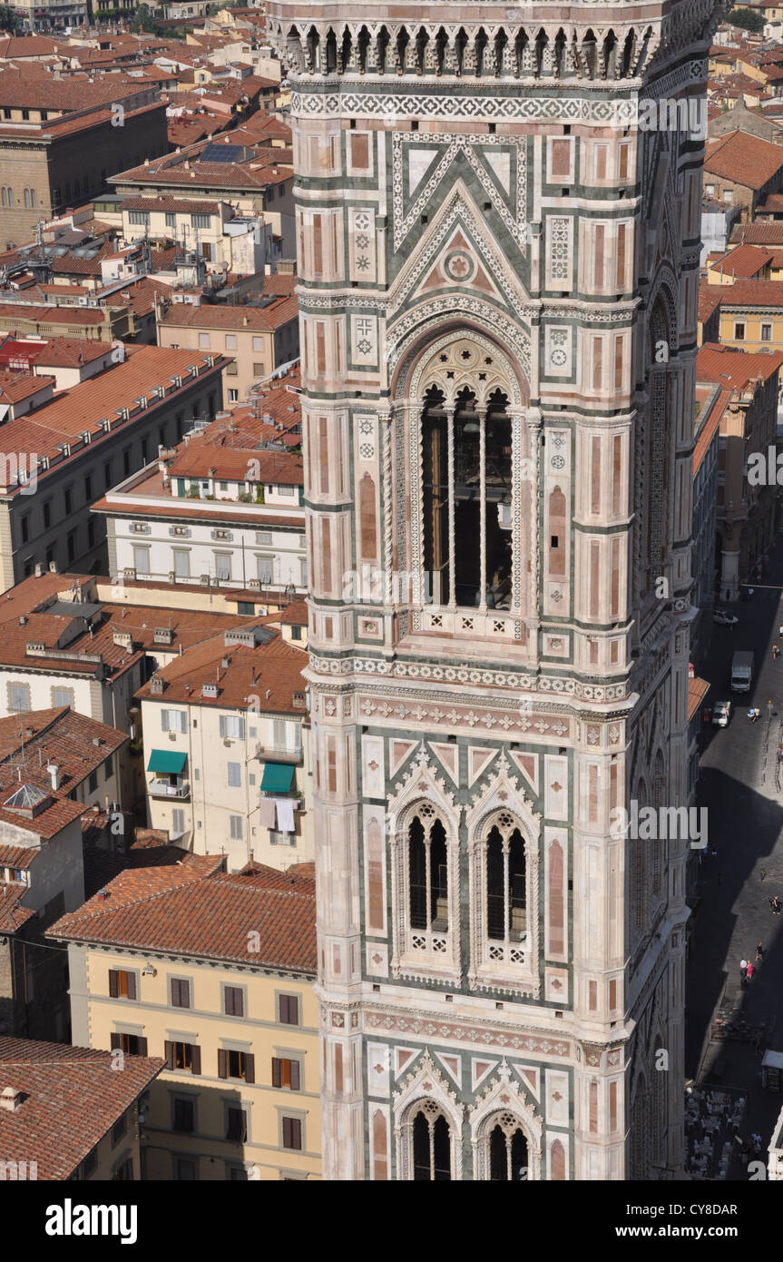The Giotto's Campanile tower Florence Stock Photo - Alamy