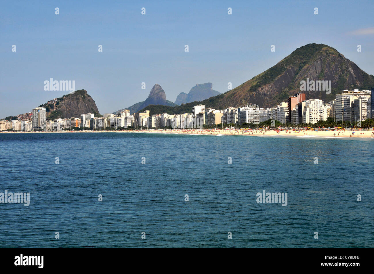 Copacabana beach Rio de Janeiro Brazil Stock Photo - Alamy