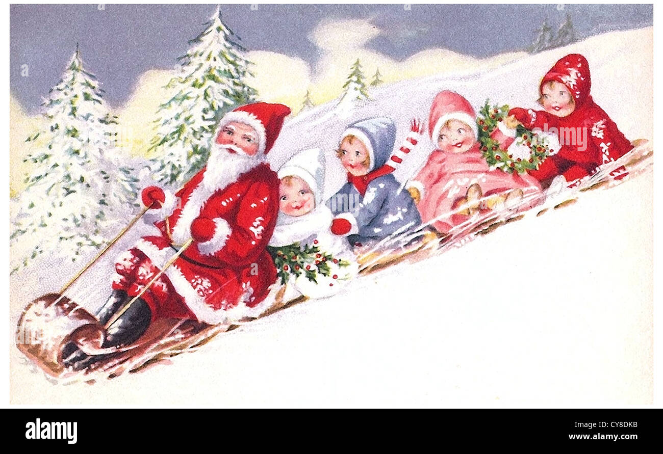 Victorian winter sleigh hi-res stock photography and images - Alamy