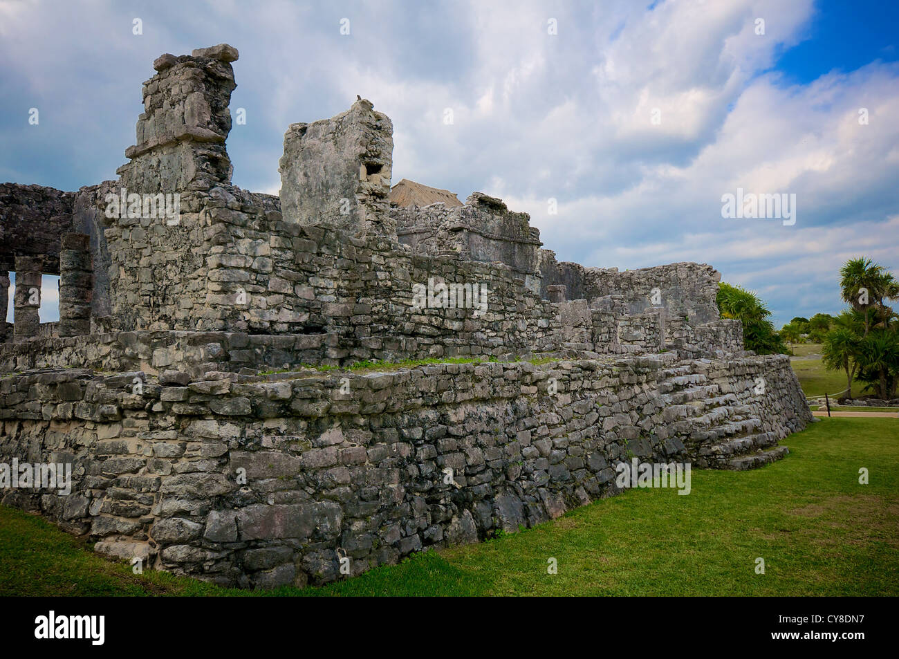 Mayan Ruins at Tulum, Mexico Stock Photo - Alamy