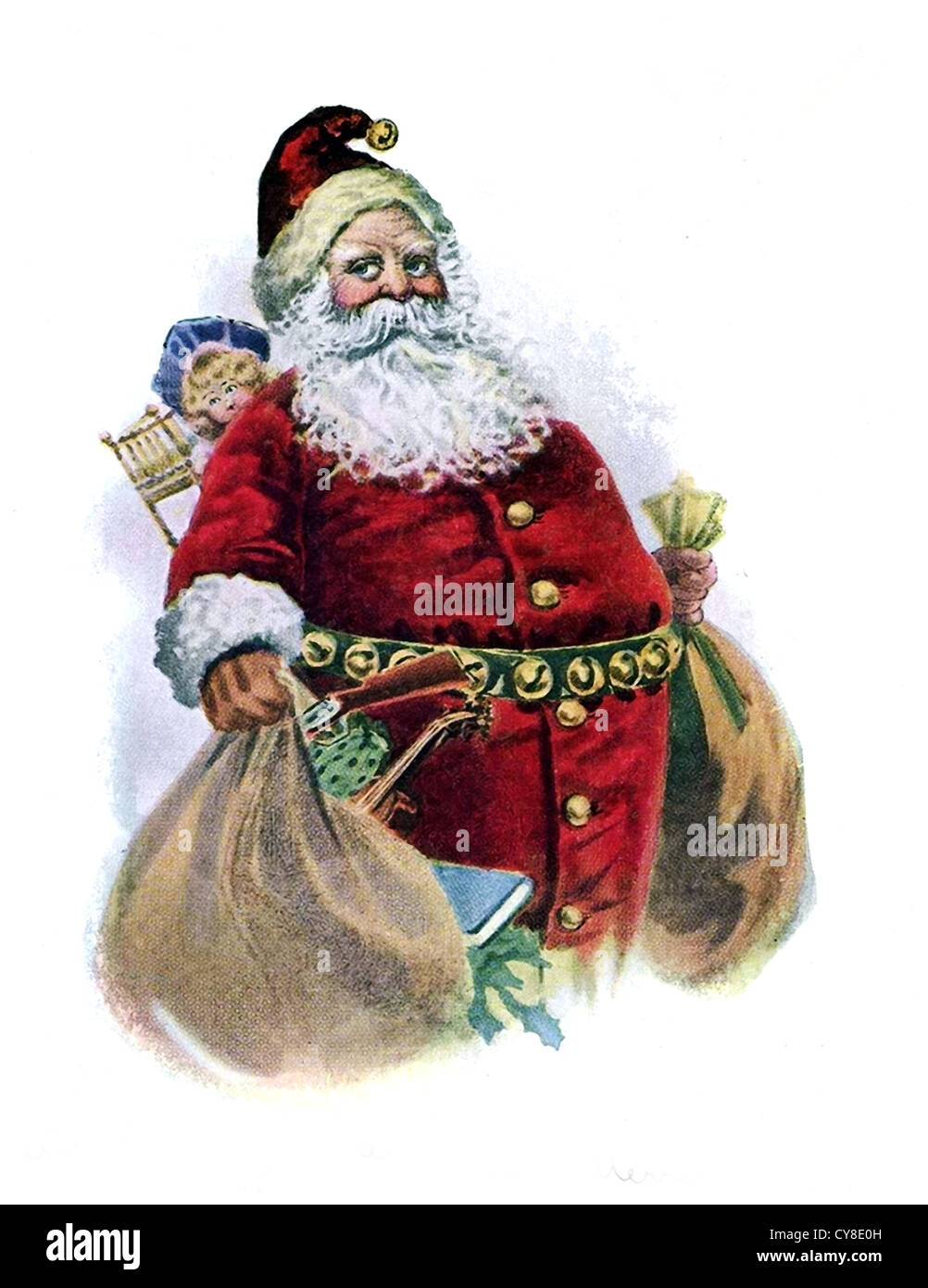 Vintage santa hi-res stock photography and images - Alamy