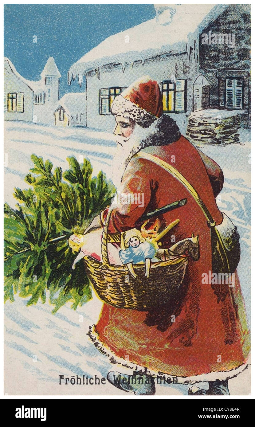 Heading to distribute gifts Stock Photo - Alamy