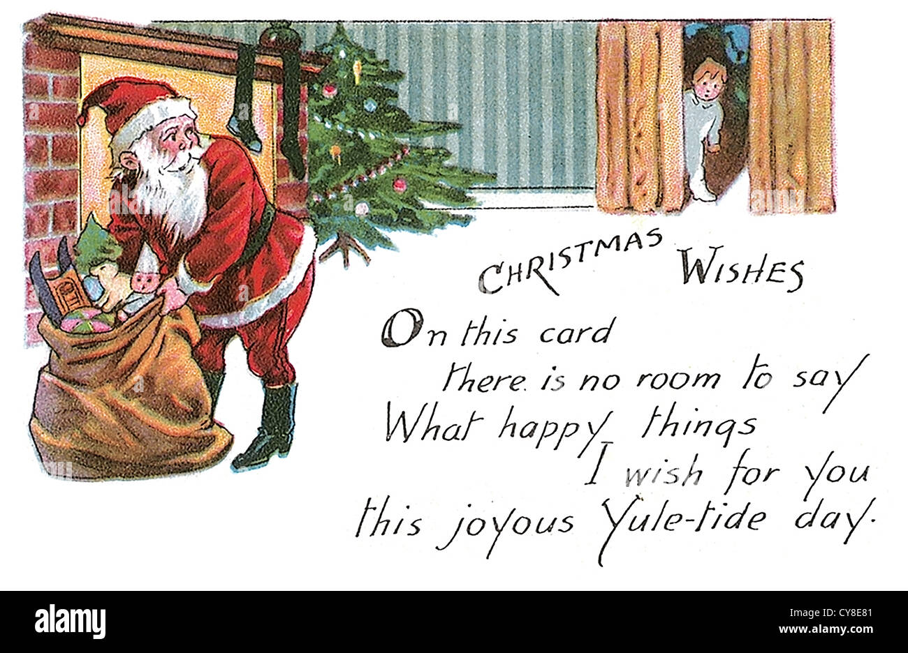 Surprised Santa Claus Stock Photo - Alamy