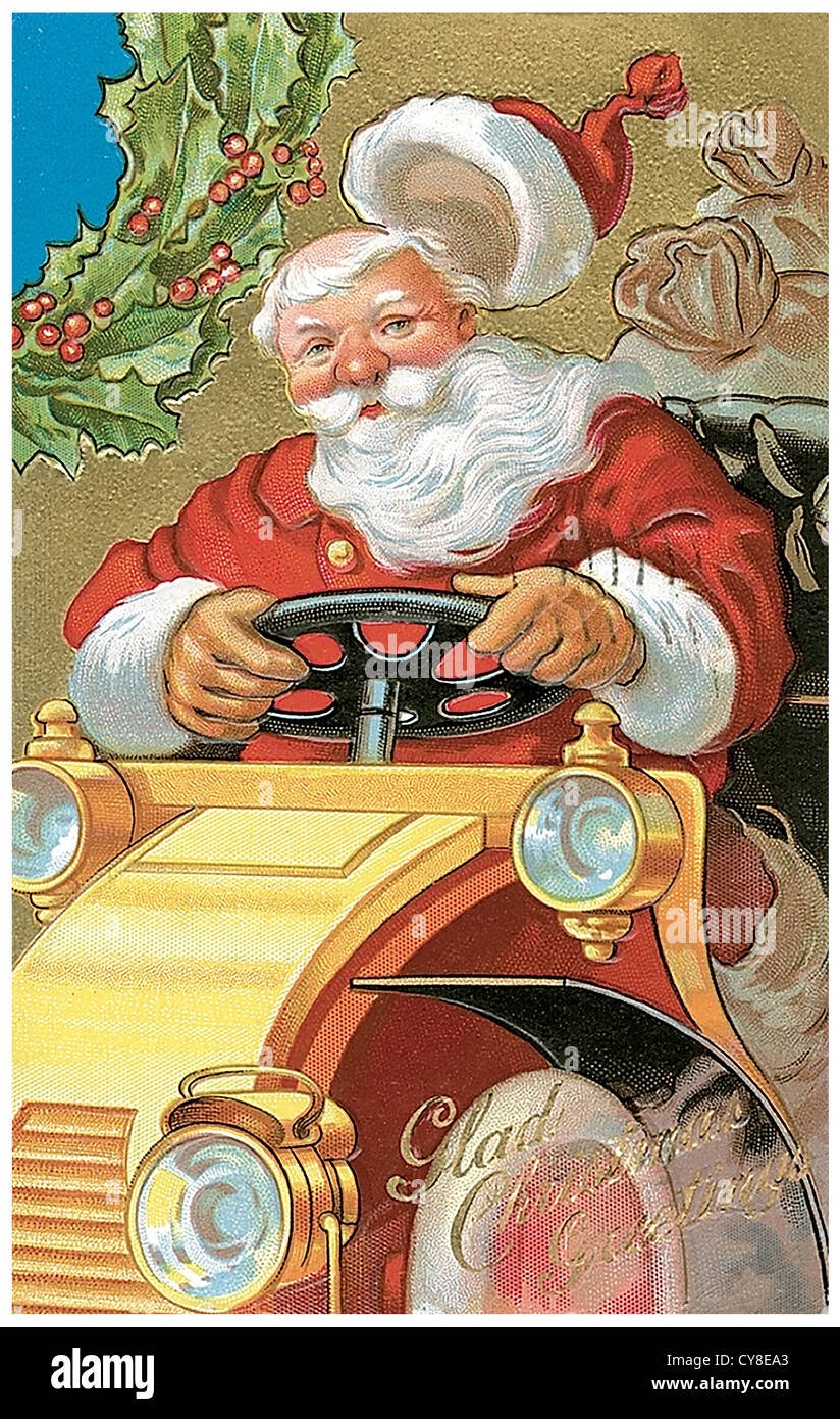 Santa Claus hat flies off Stock Photo - Alamy