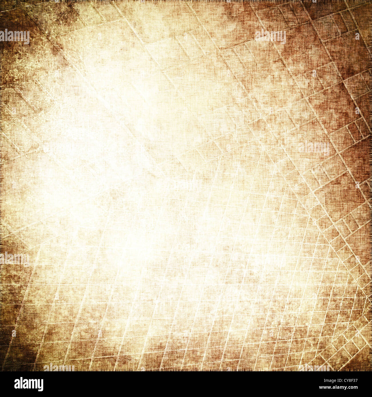 grunge parchment background with delicate grid pattern texture Stock ...