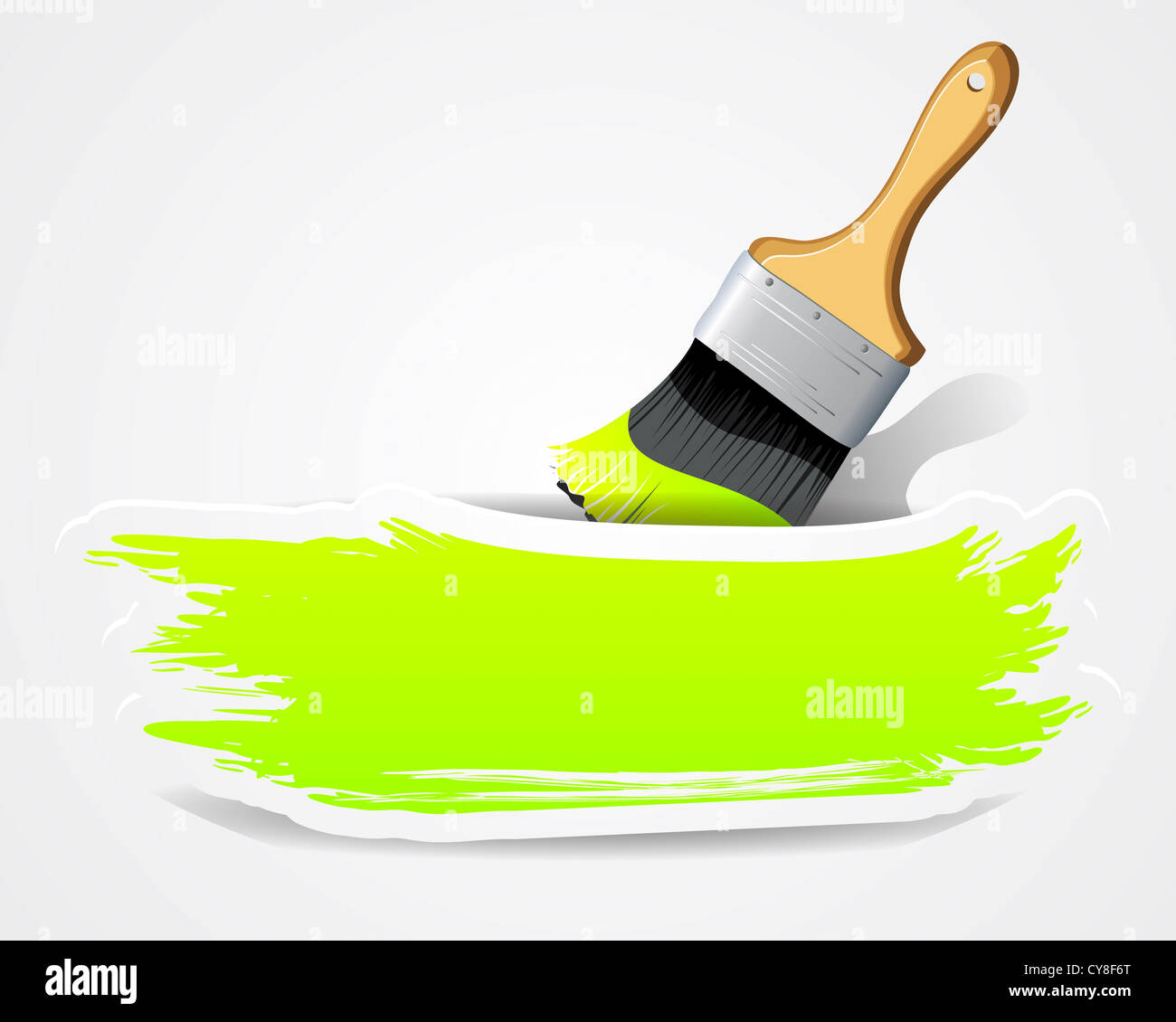 Paint brushes with space for your text Stock Photo - Alamy