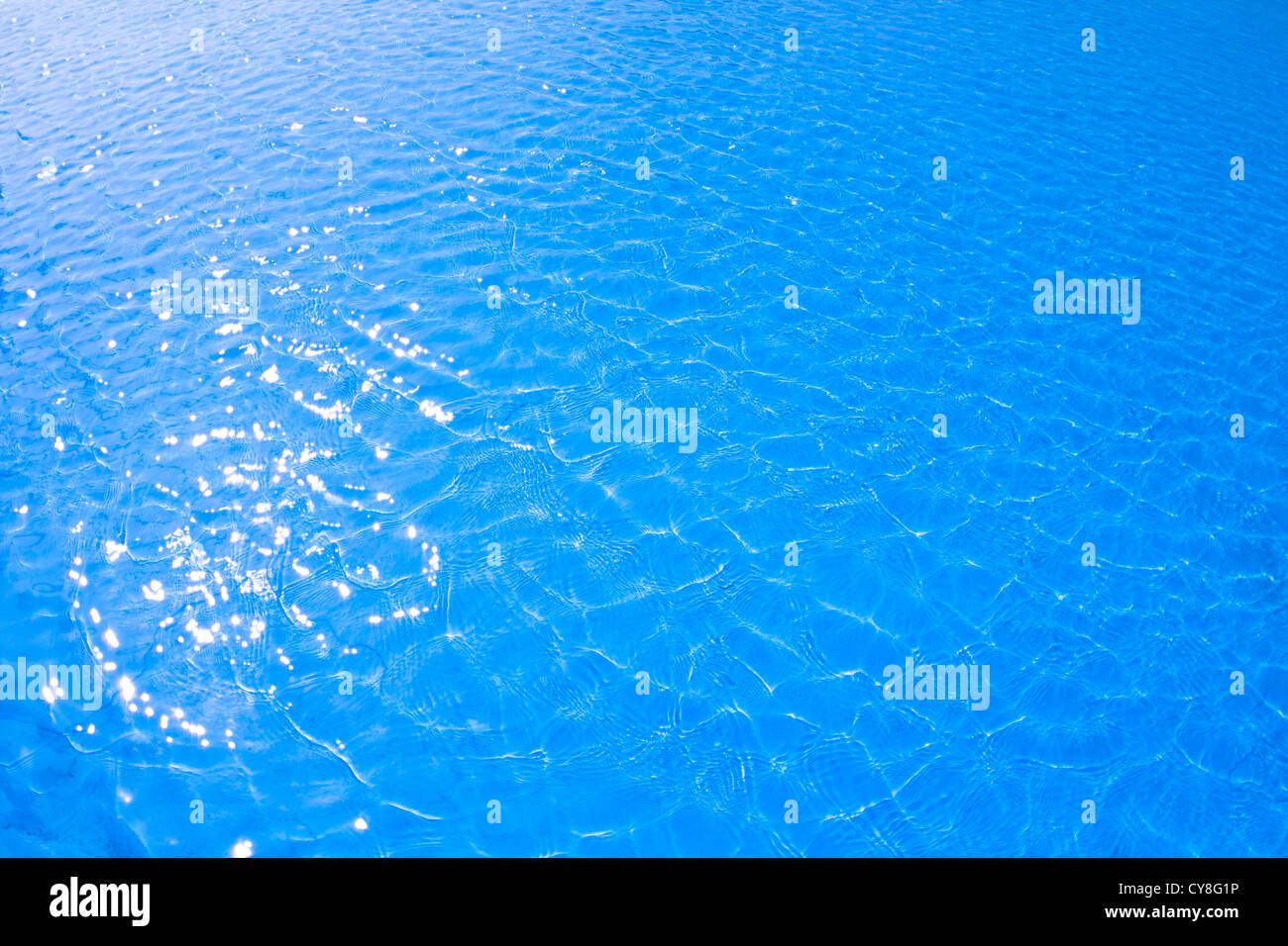 blue pool water with texture Stock Photo - Alamy