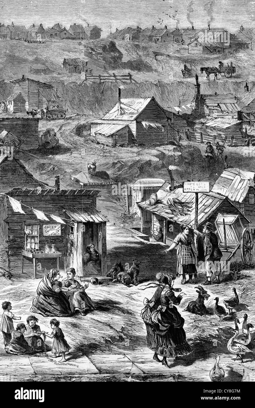 Squatter scene hi-res stock photography and images - Alamy