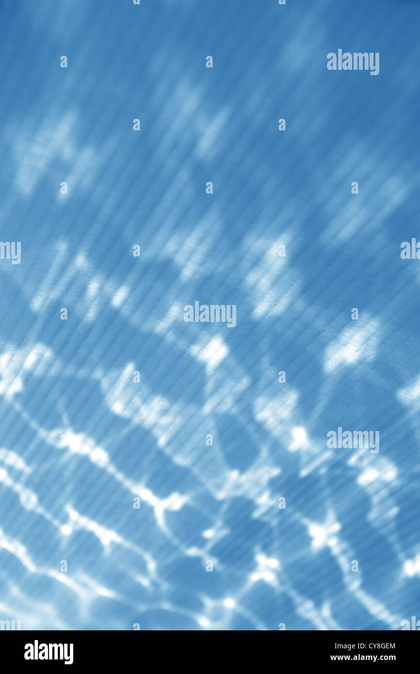 blue wall texture background with white light reflections and delicate ...