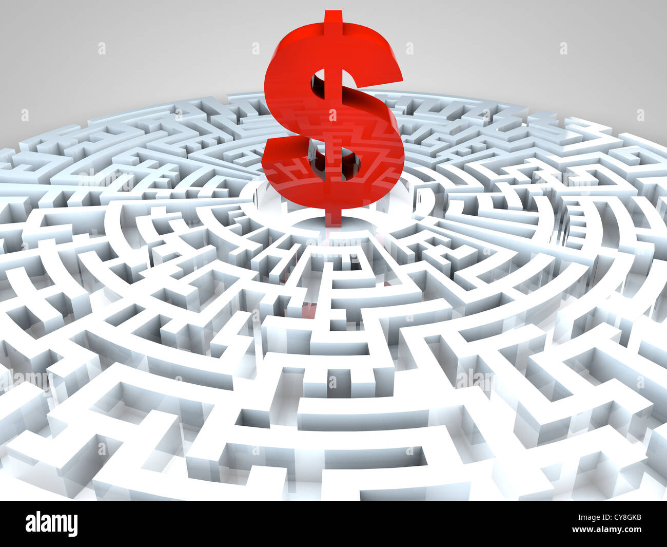 Dollar sign maze hi-res stock photography and images - Alamy