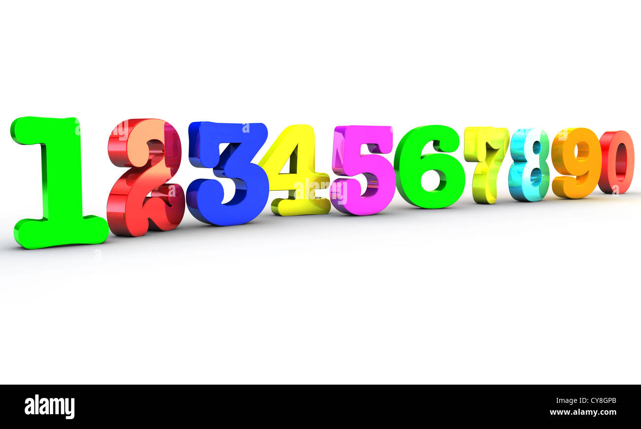 123 numbers hi-res stock photography and images - Alamy