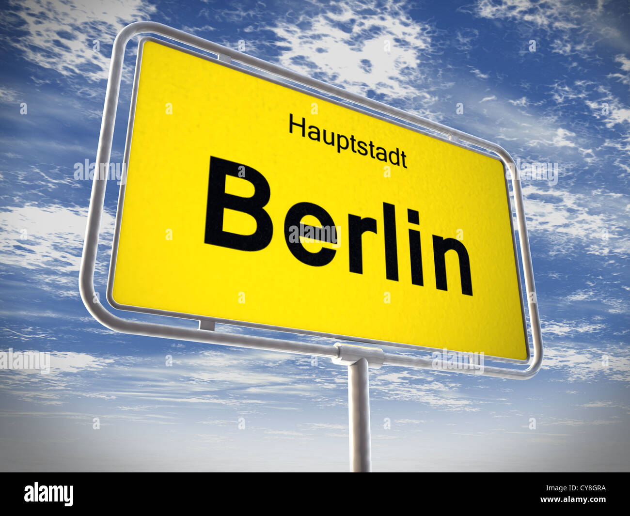 Berlin road sign hi-res stock photography and images - Alamy