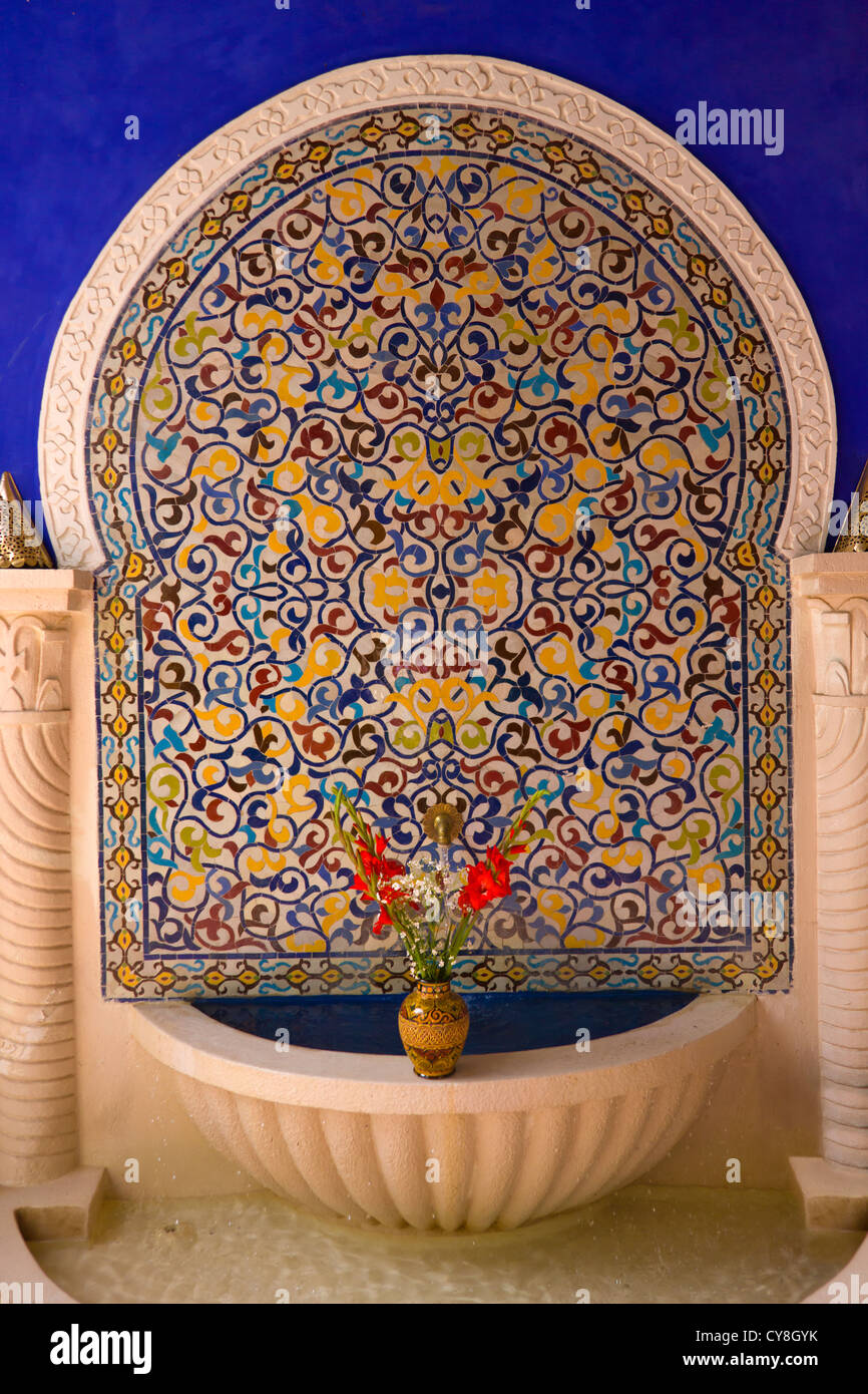 Interior decoration of a house, Marrakech, Morocco Stock Photo - Alamy