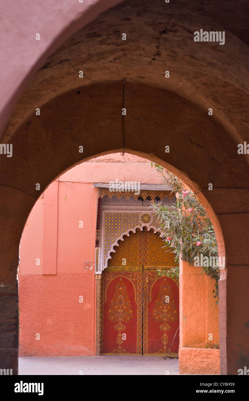 Traditional house in the old medina, Marrakech, Morocco Stock Photo - Alamy