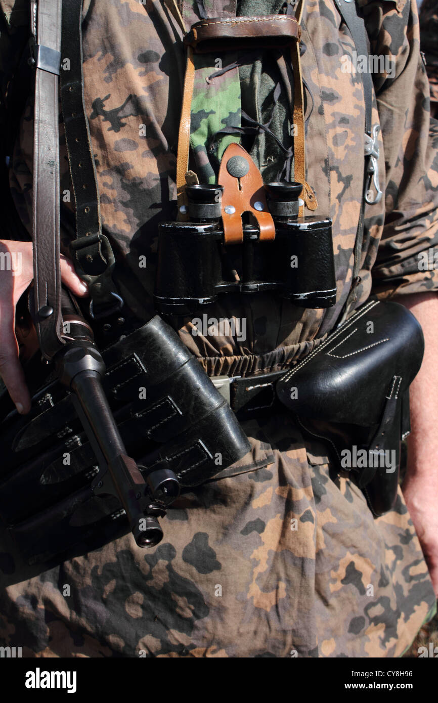 details SS soldier uniforms, some of them renovated, some original ...