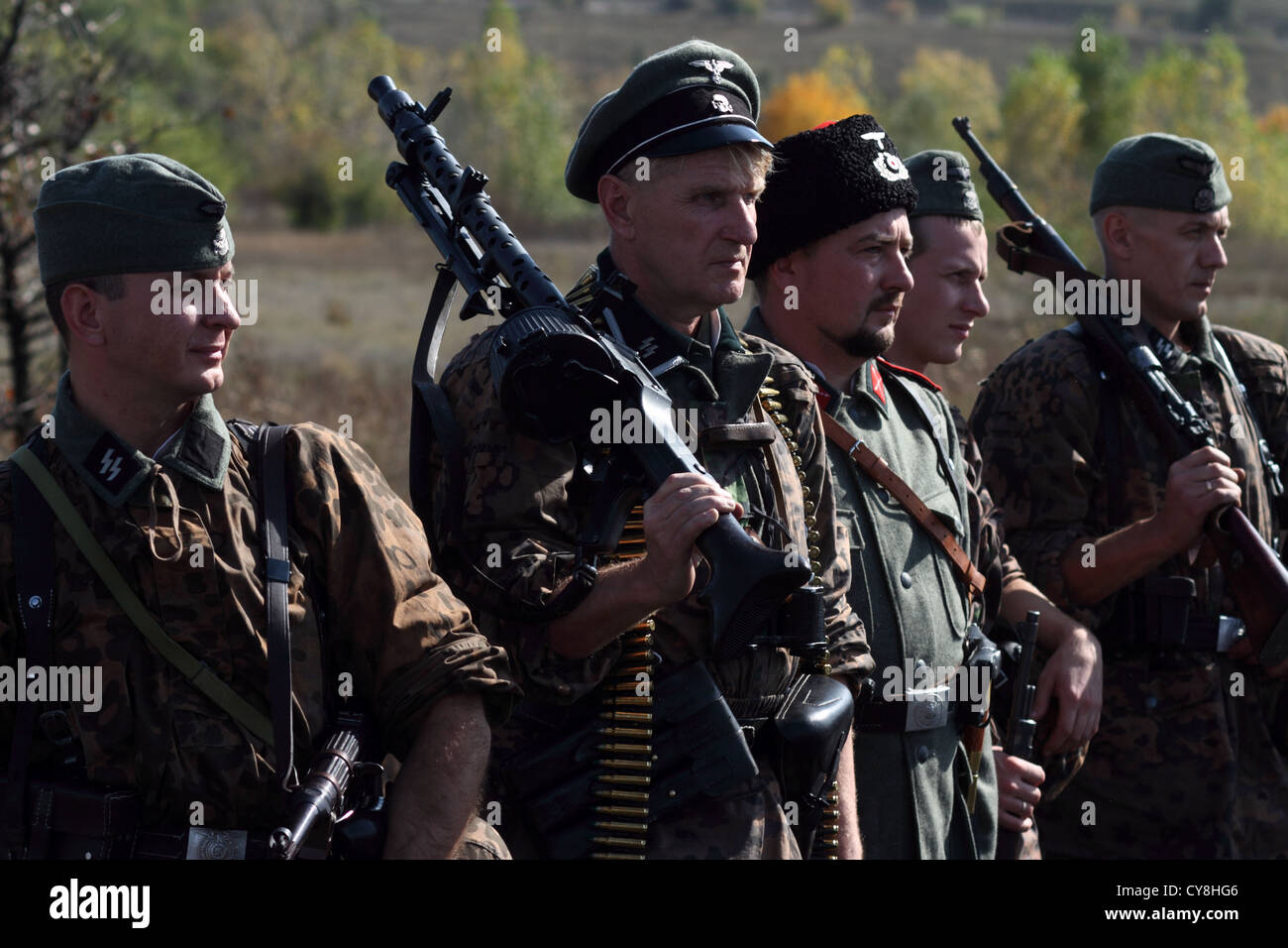 ordinary SS and Cossack, who fought on the side of the Wehrmacht Stock ...