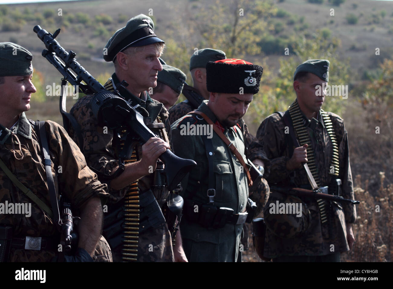 ordinary SS and Cossack, who fought on the side of the Wehrmacht Stock ...