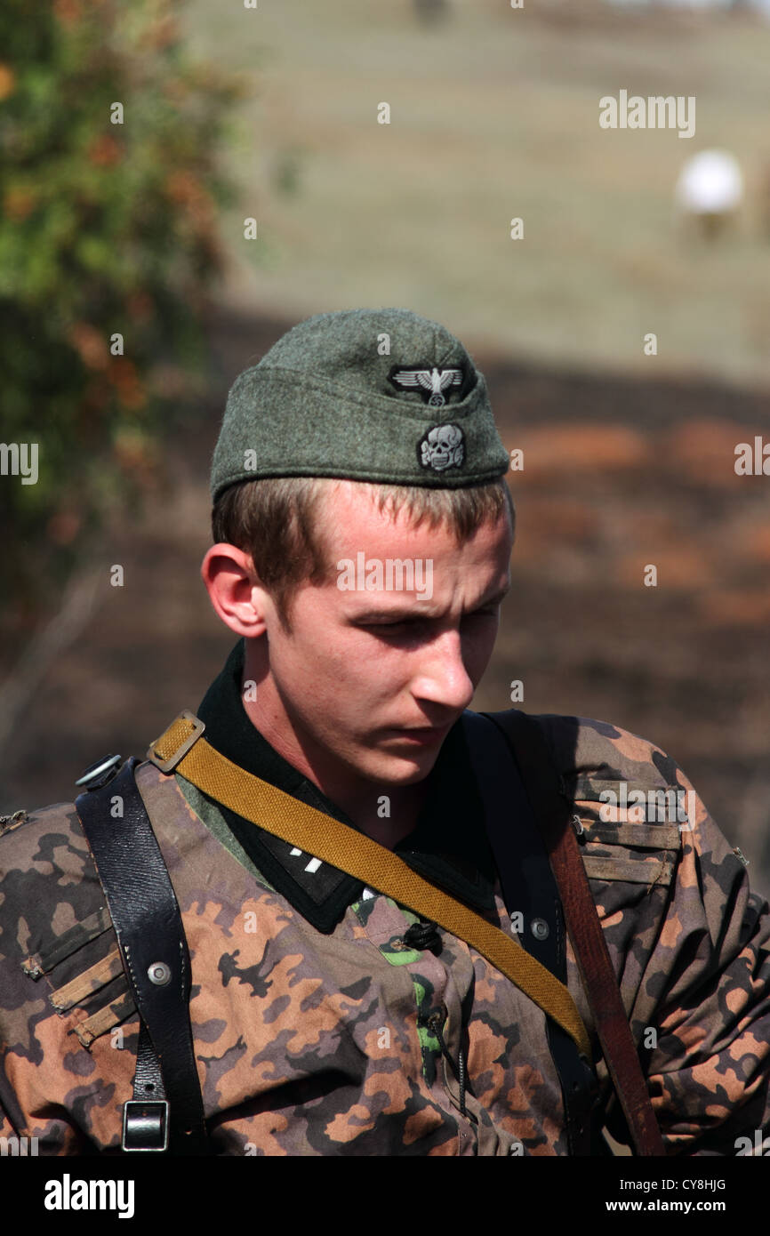 Private soldier SS, members of Zaporozhye history club "Shield of the ...