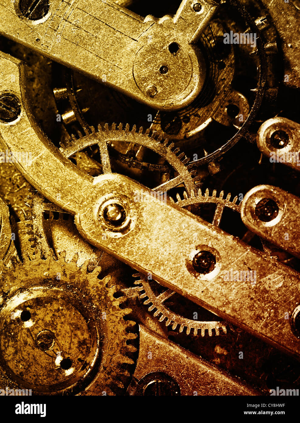 vintage time machine inside view Stock Photo - Alamy