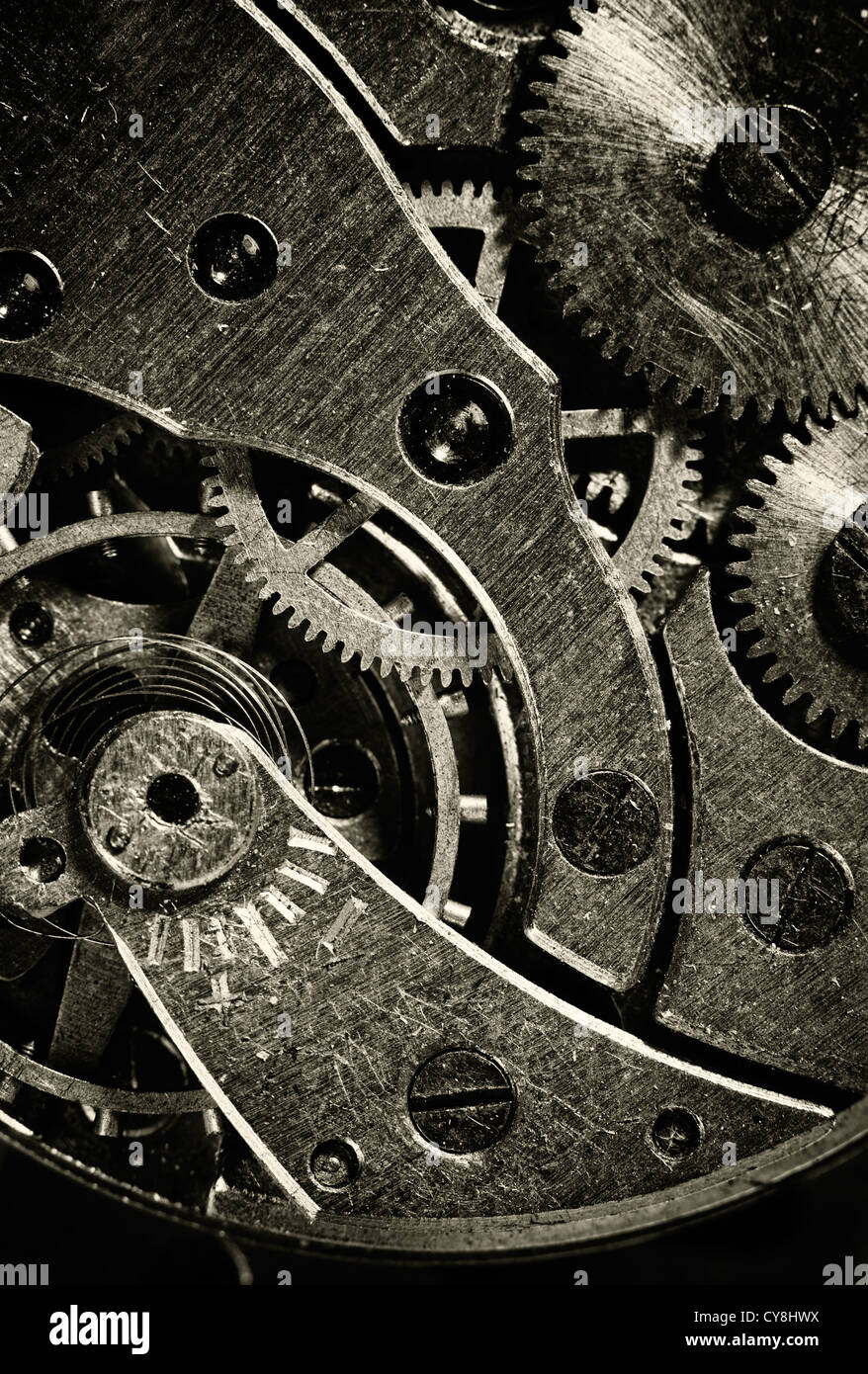 vintage time machine inside view Stock Photo - Alamy