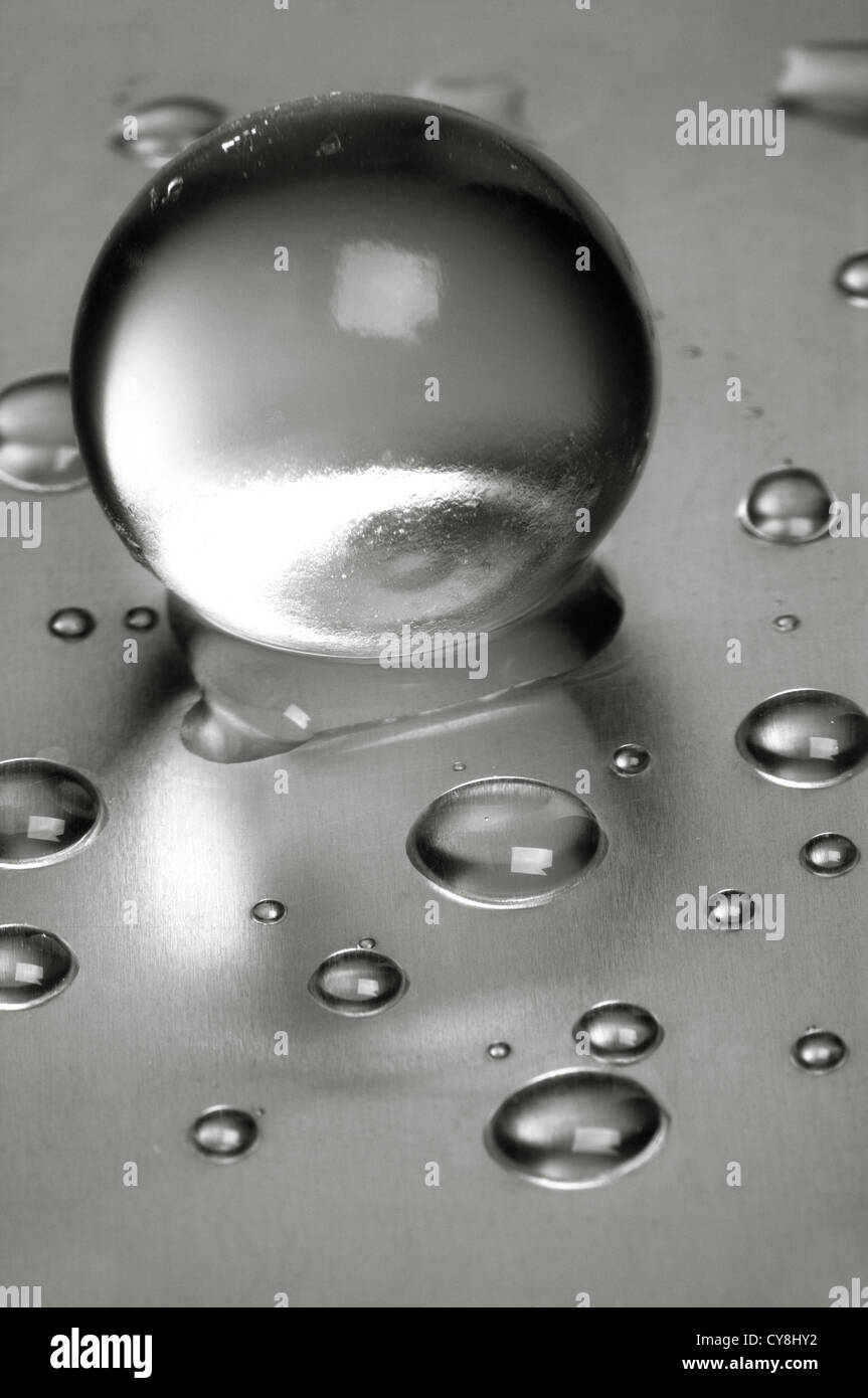 Liquid Mercury In Water