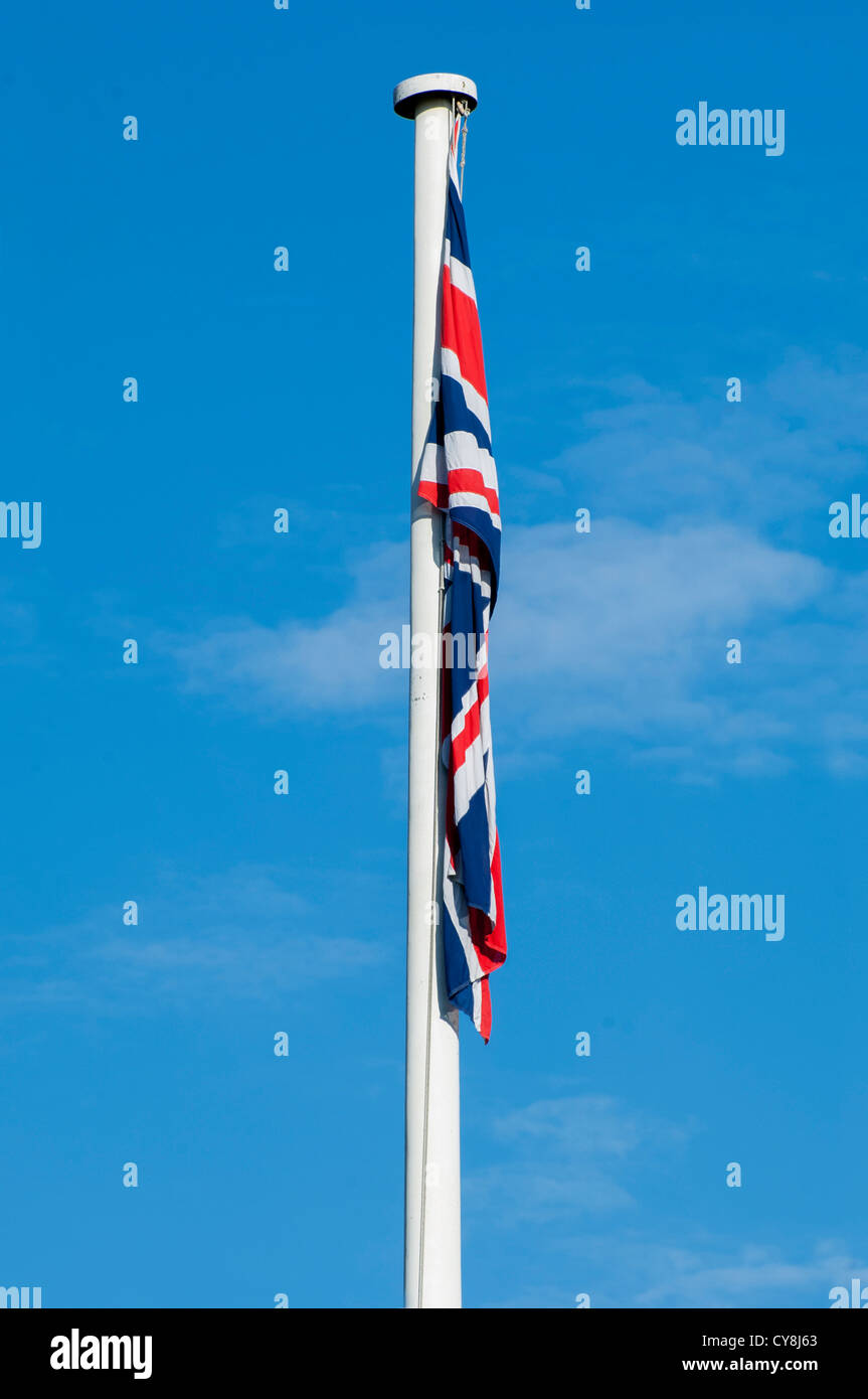 Union jack flag pole hi-res stock photography and images - Alamy