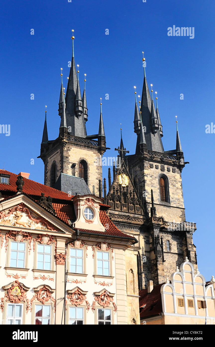 Tyn cathedral baroque church building hi-res stock photography and ...