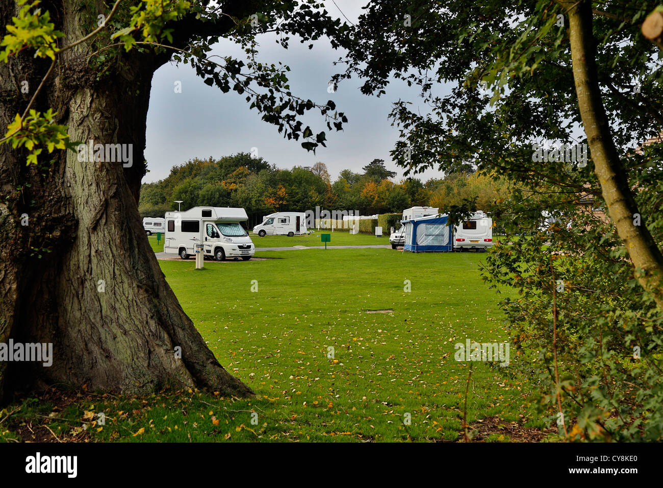 Canterbury Caravan and Camping Site; Kent; UK Stock Photo - Alamy