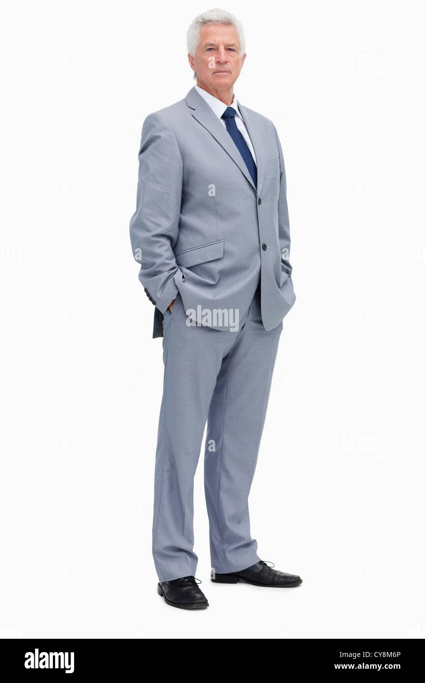 Portrait of a man in a suit Stock Photo - Alamy