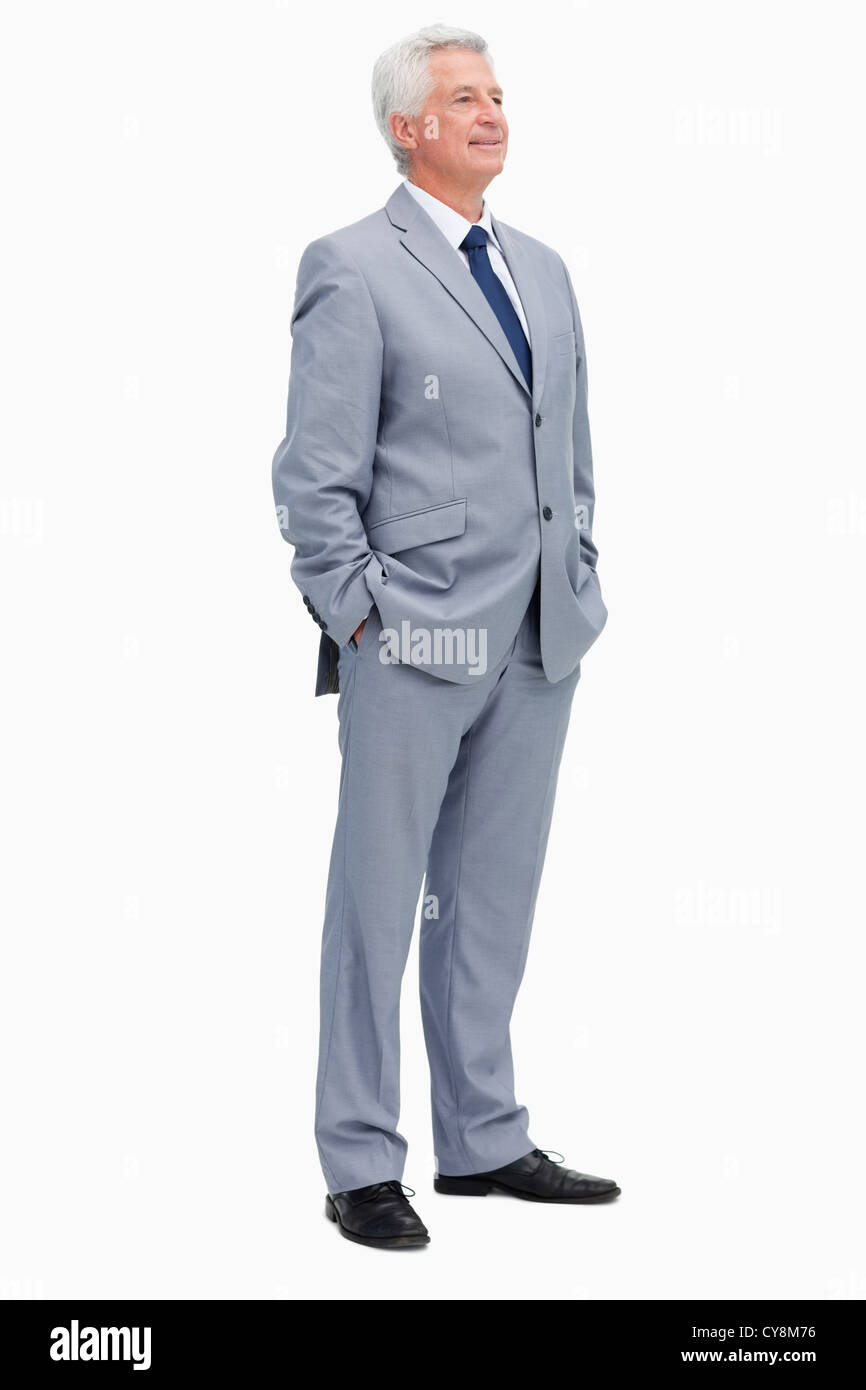 Happy smiling man dressed in Cut Out Stock Images & Pictures - Alamy