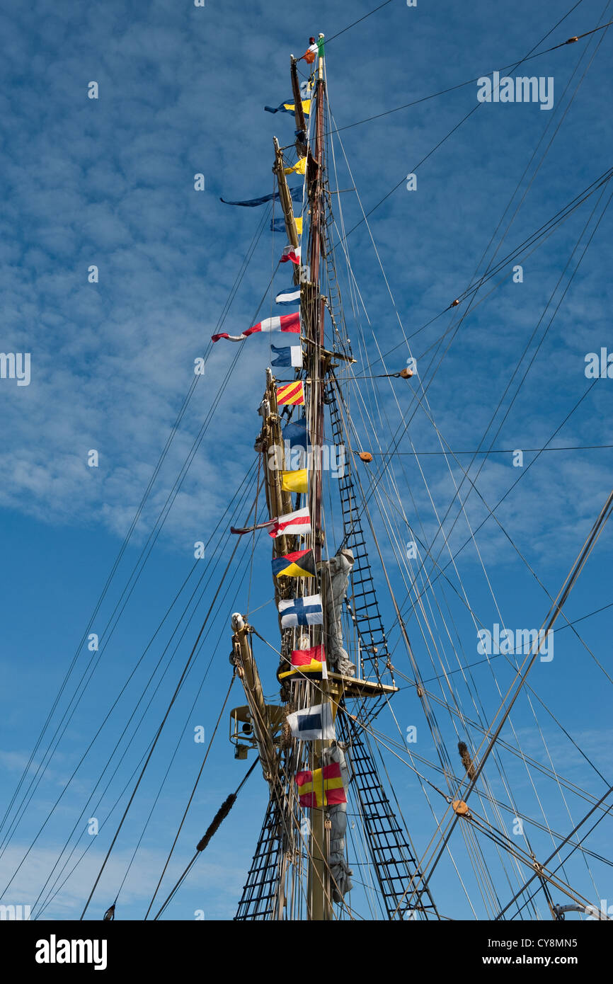 International maritime signal flags hi-res stock photography and images ...