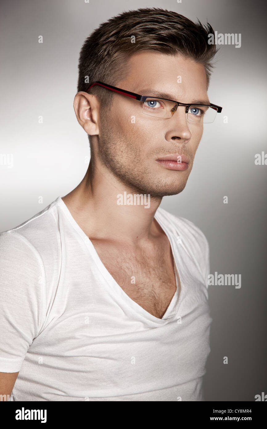 Handsome guy Stock Photo - Alamy