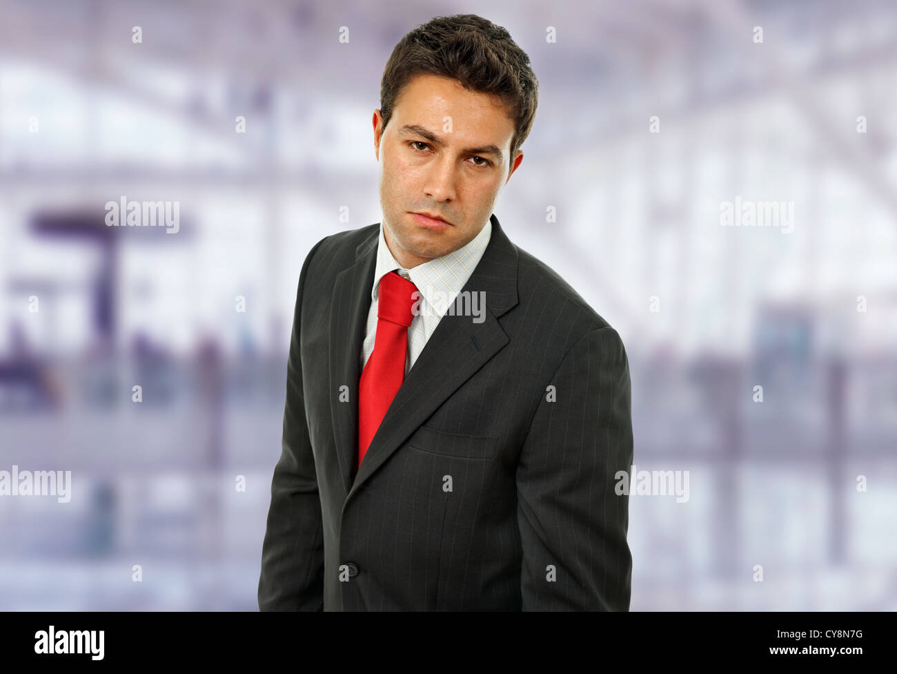 sad business man at the office Stock Photo - Alamy