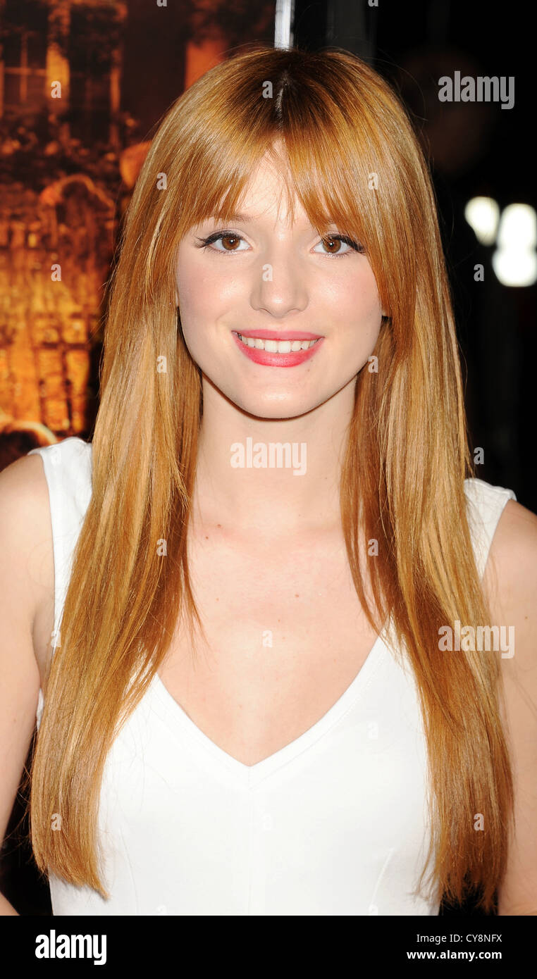 BELLA THORNE US film actress in October 2012. Photo Jeffrey Mayer Stock ...