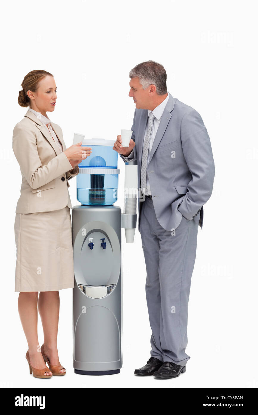 Talking water cooler hi-res stock photography and images - Alamy