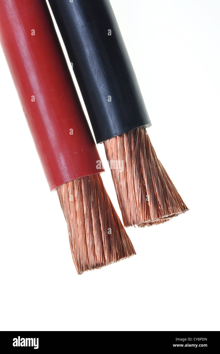 Standard electrical cords isolated on white background Stock Photo - Alamy