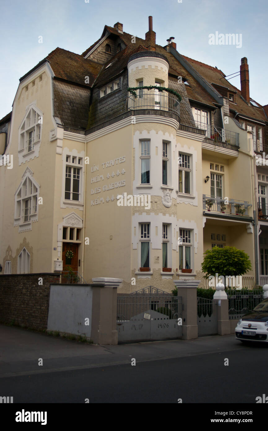 Jugendstil Art nouveau house, Stammheimer Strasse, Riehl viertel ...